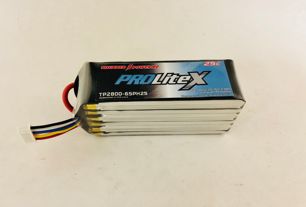 Thunder Power RC TP2800-6SPX25 – Thunderpowerrc.com