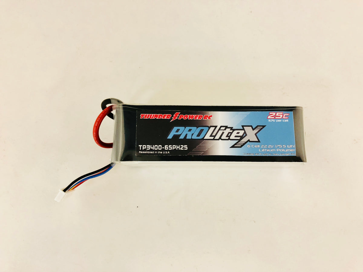 Thunder Power RC TP3400-6SPX25 – Thunderpowerrc.com