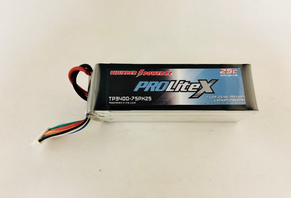 Thunder Power RC TP3400-7SPX25 – Thunderpowerrc.com