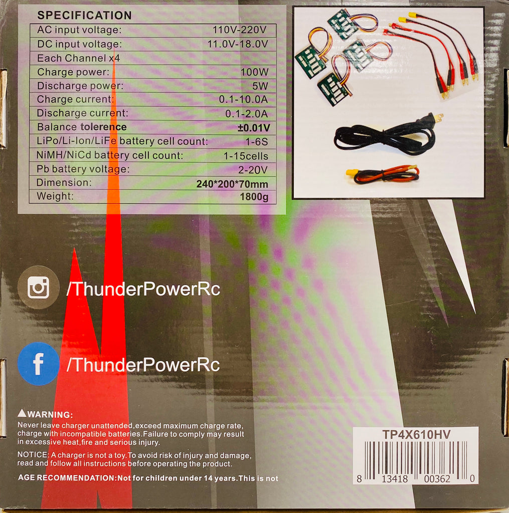 TP4X610HV – Thunderpowerrc.com