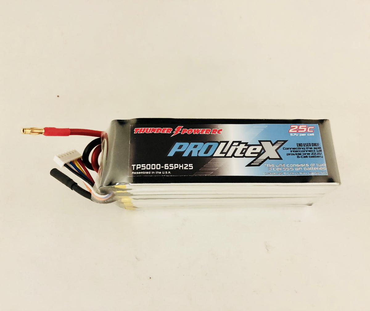 Thunder Power RC TP5000-6SPX25 – Thunderpowerrc.com